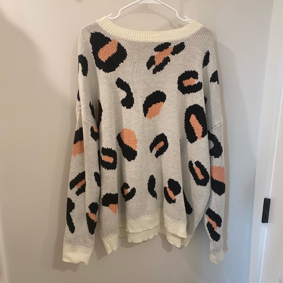 Perfectly Priscilla | Sweaters | Perfectly Priscilla Pink Animal Print ...